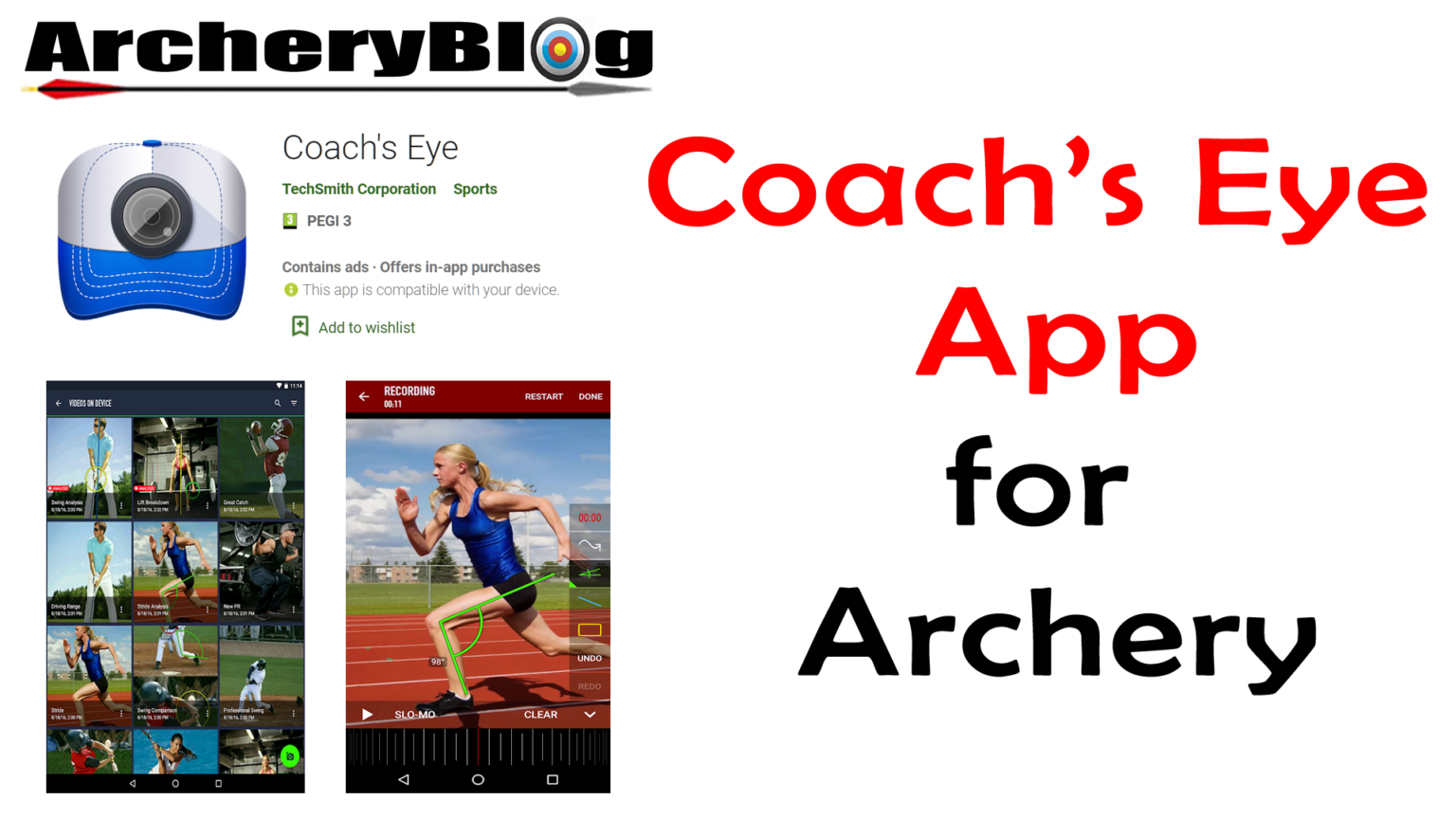Coach’s Eye App on Android Review – Archery Blog – Everything Archery ...